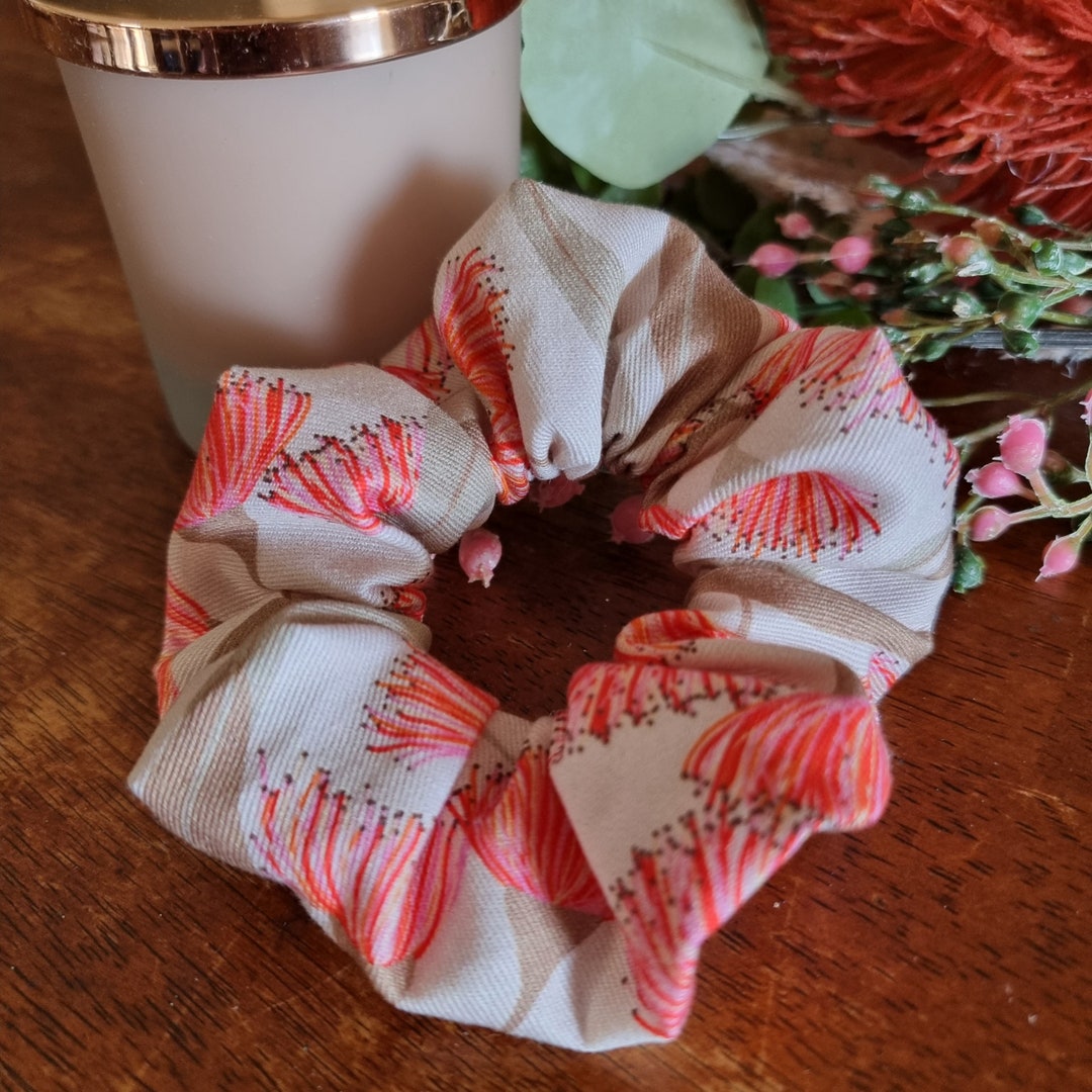 Flowering Gumnuts Scrunchie| Australian Native Collection|gum Leaves - Etsy