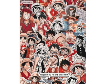 One Piece Anime Wrapping Paper - Etsy