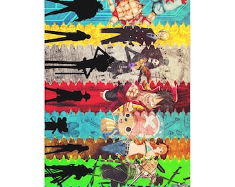 One Piece Anime Wrapping Paper - Etsy