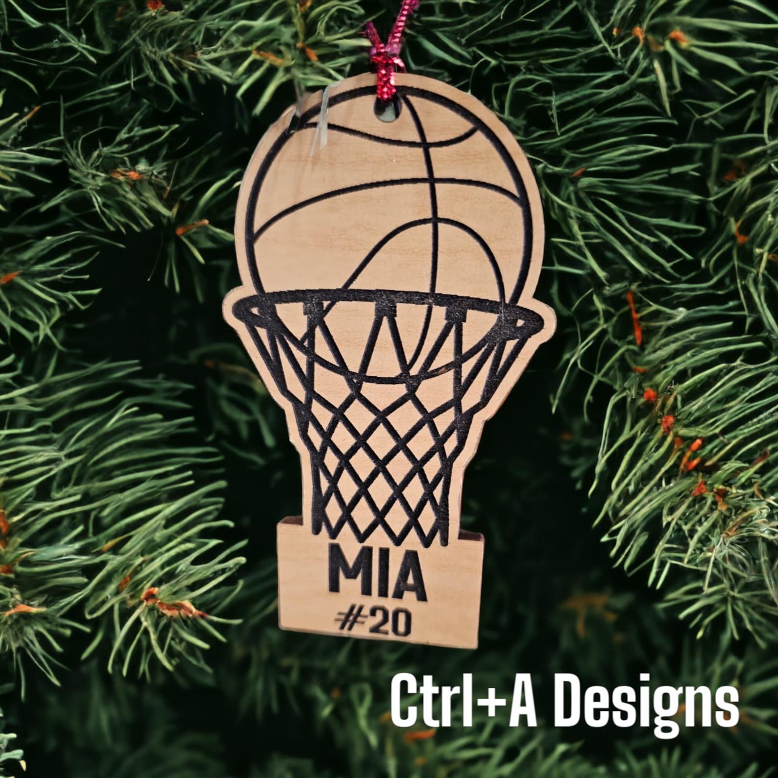 Basketball Christmas Ornament/ Personalized Basketball Ornament - Etsy