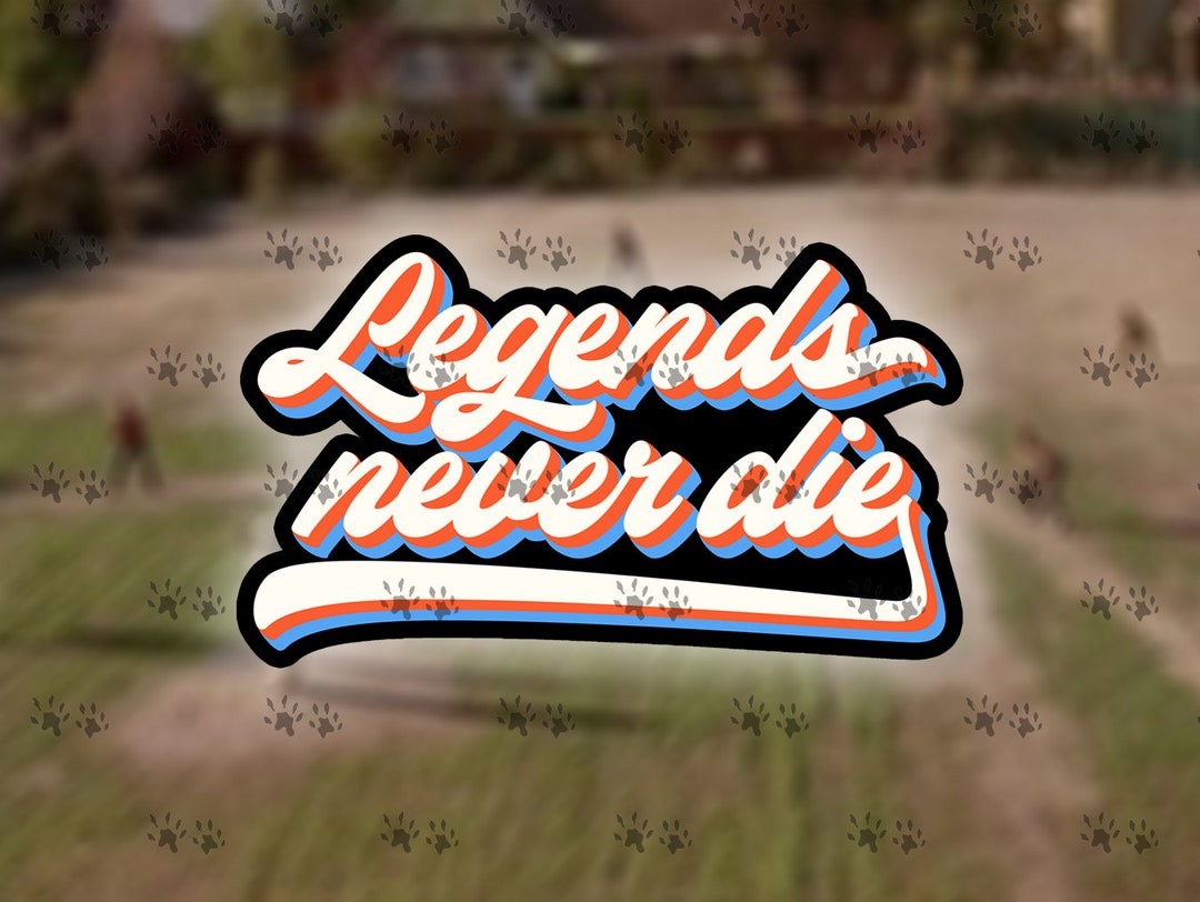 Sandlot Sticker, 90's Movies, Legends Never Die, Baseball, 90's ...