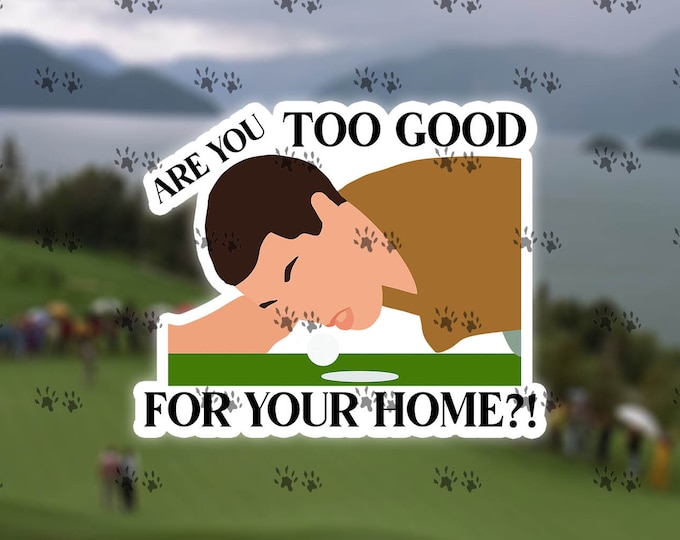 Happy Gilmore Golf Ball Sticker, Funny Sticker, Adam Sandler, 90's ...