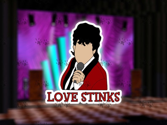 The Wedding Singer Love Stinks Sticker Movie Quotes - Etsy