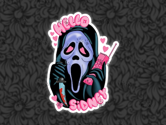 Hello Sydney Sticker Scream Ghost Face Movie Quote - Etsy