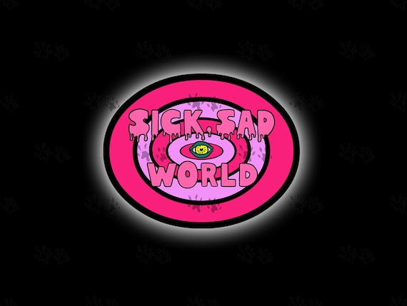 Sick Sad World Sticker 90's Television Sticker Tv - Etsy
