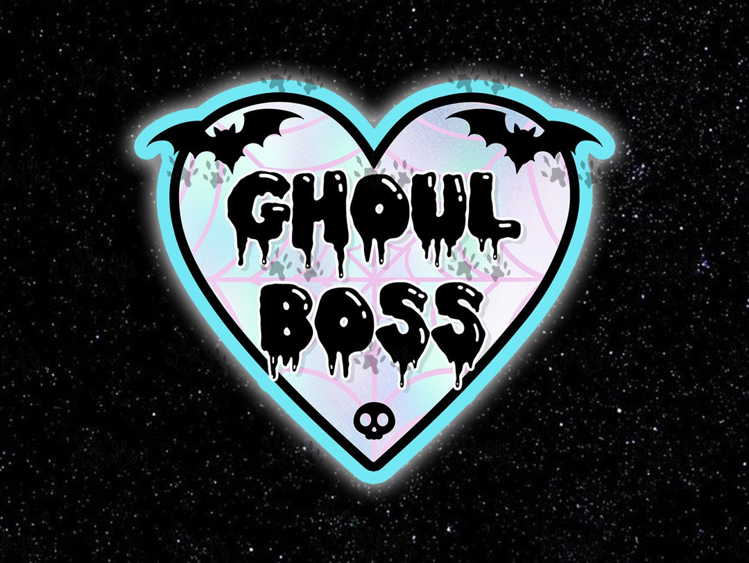 Ghoul Boss Sticker, Funny Quotes, Ghoul, Girl Power, Girl Boss ...