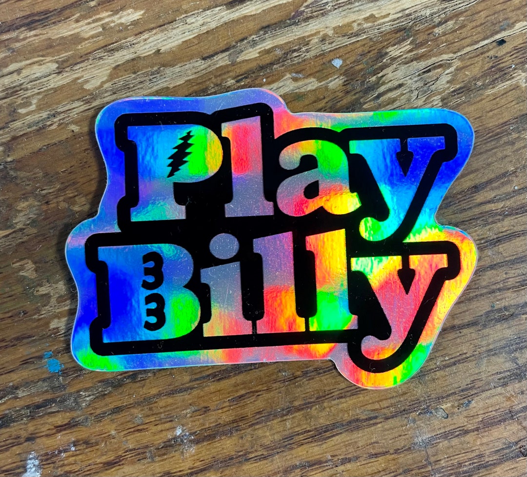 Holographic Billy Strings Fan Art Vinyl Sticker - Etsy