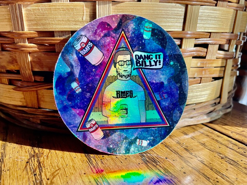 Holographic Dang It Billy in Space Billy Strings Fan Art Vinyl - Etsy