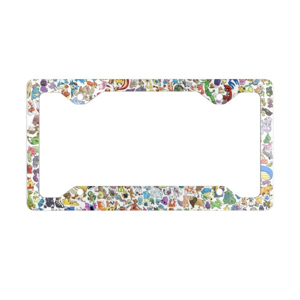 Anime License Plate Frame - Etsy