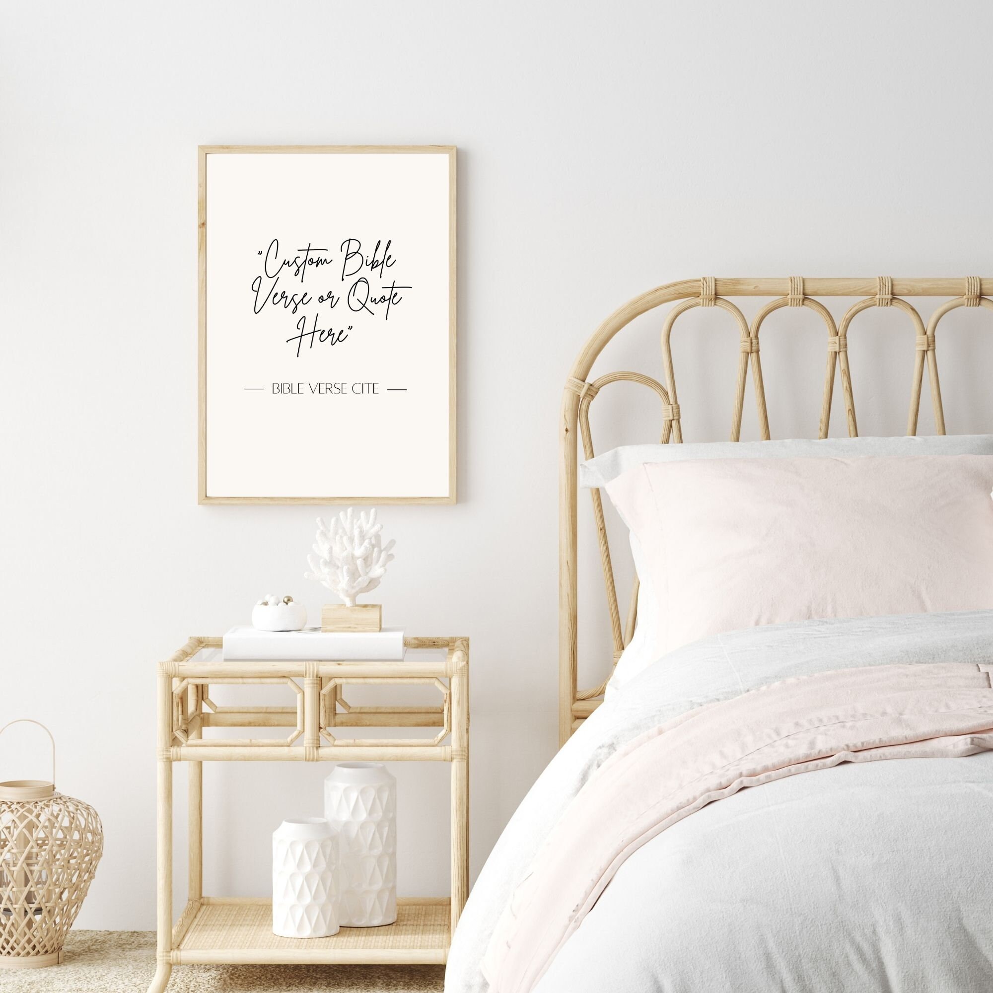 Custom Bible Verse. Printable Wall Art. Digital Download. Personalized ...