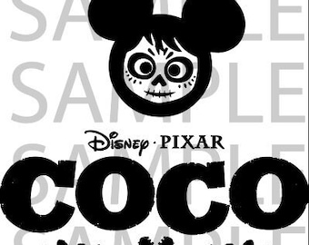 Coco Mickey Svg - Etsy