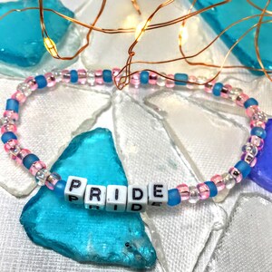 Transgender Pride Flag Bracelet - Etsy
