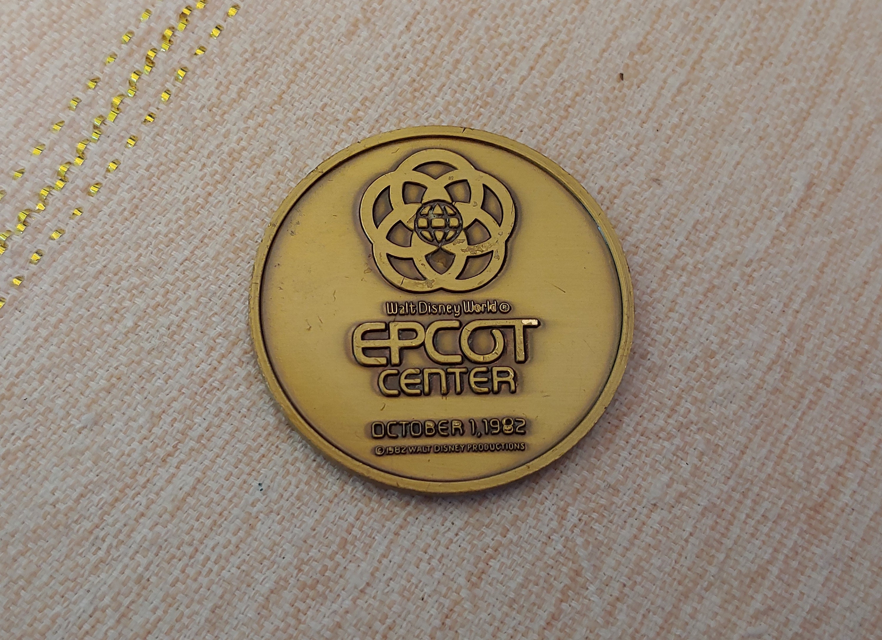 Epcot Center Medallion Commemorating the Grand Opening on - Etsy
