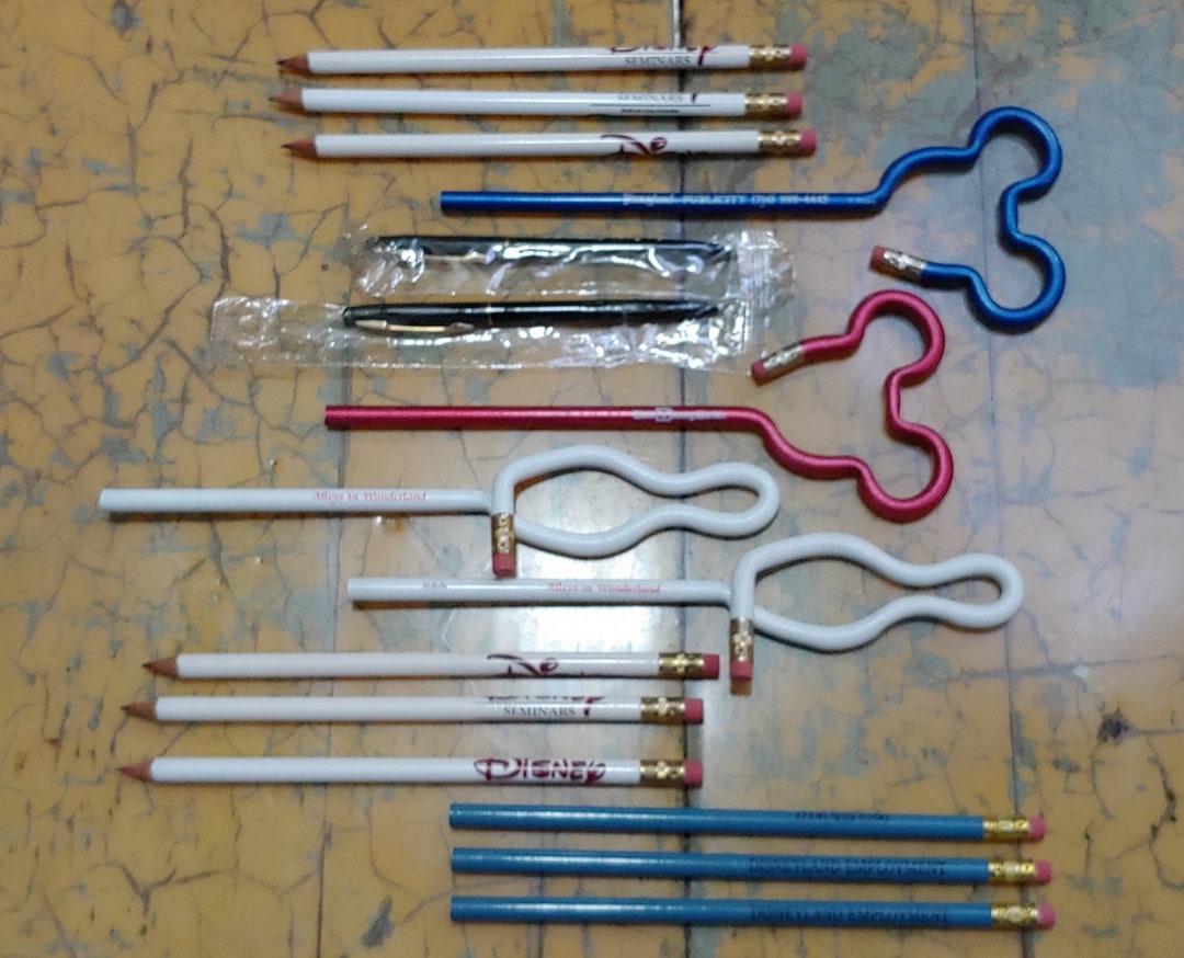 HUGE LOT of Unused Cast-exclusive Disney Corporate Pencils and Pen From ...