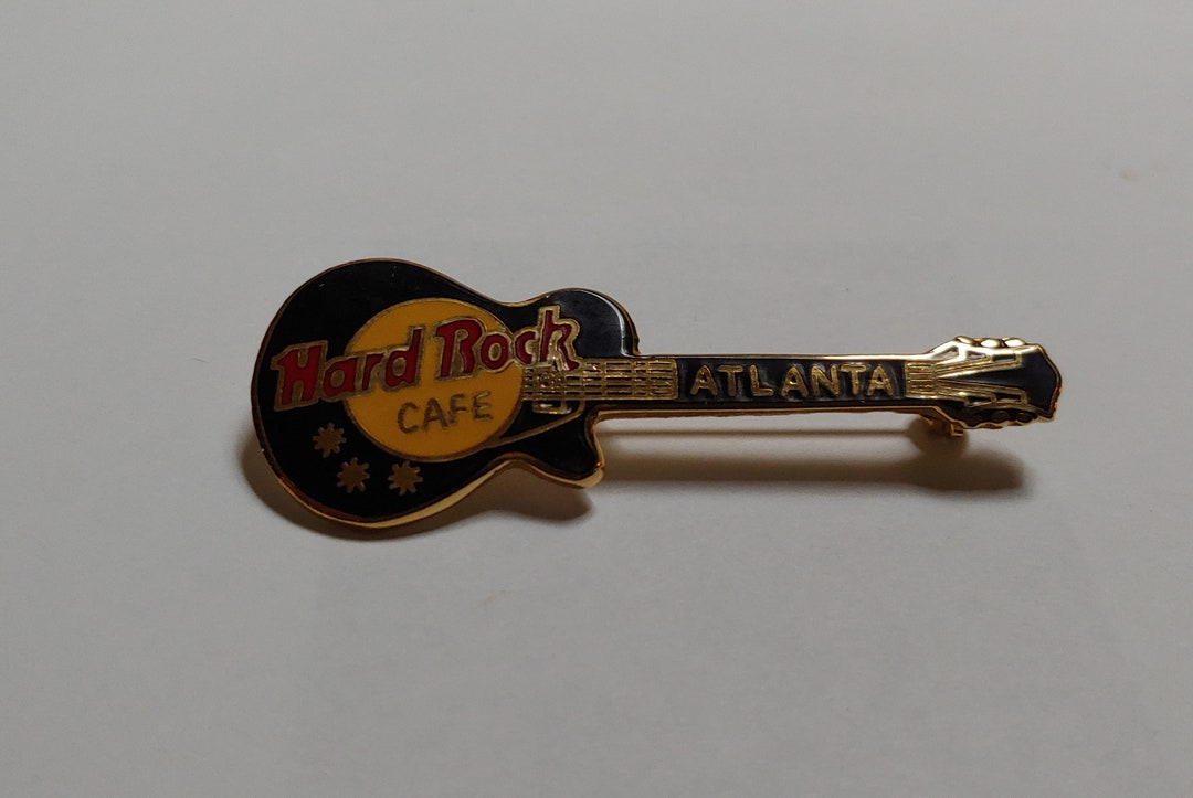 STARLIGHT GUITAR Hard Rock Cafe Atlanta Enameled Pin From the 1990s - Etsy