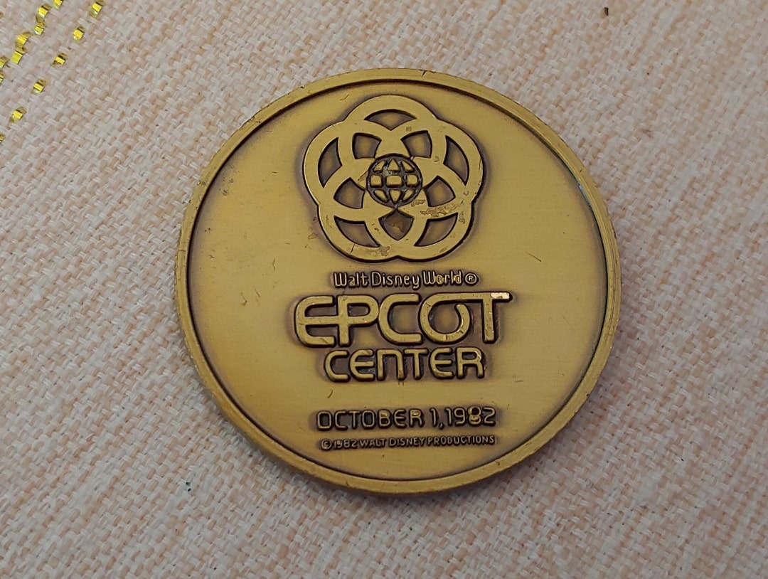 Epcot Center Medallion Commemorating the Grand Opening on - Etsy