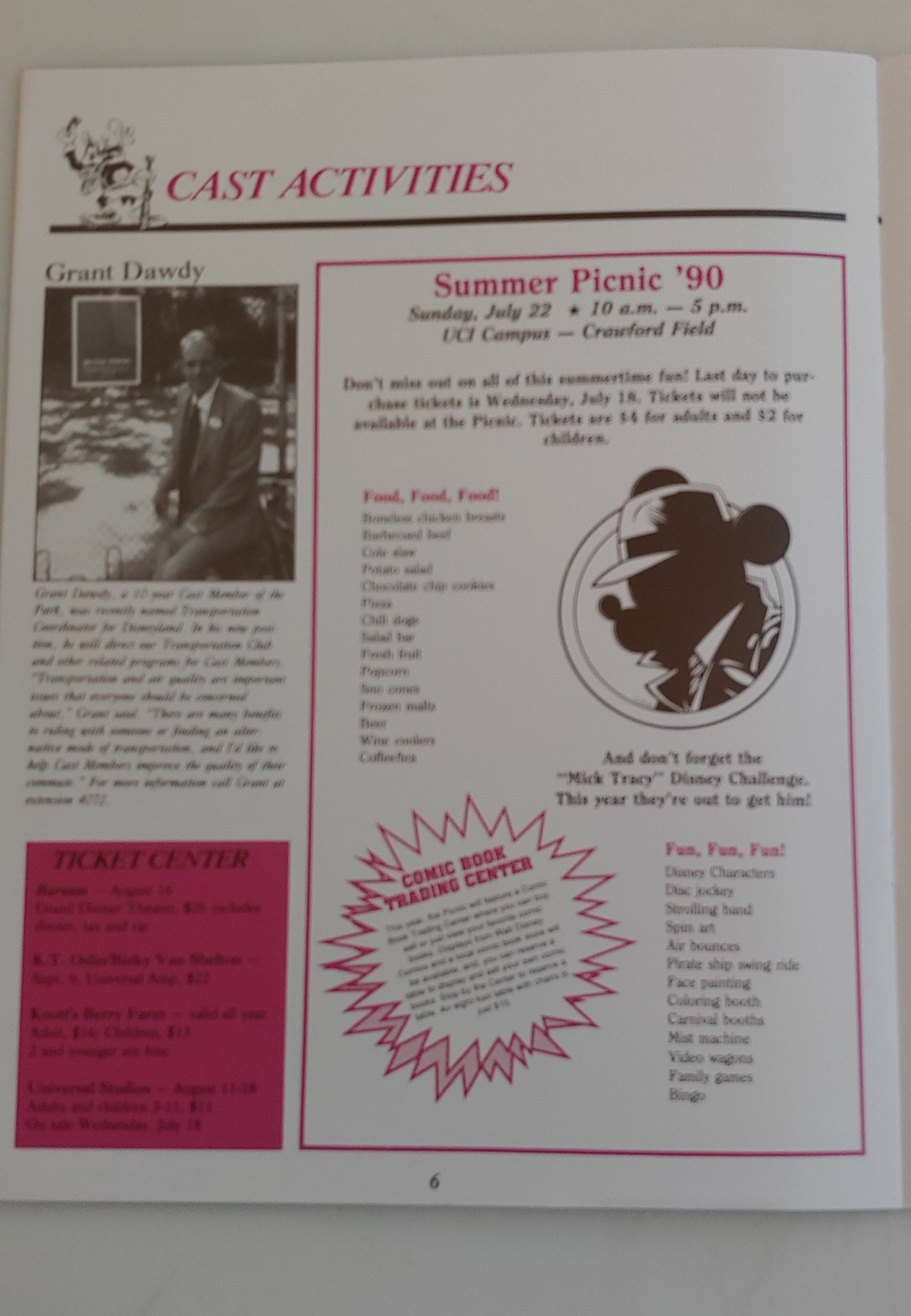 Exclusive Cast disneyland Line Celebrating Disneyland's 35th ...