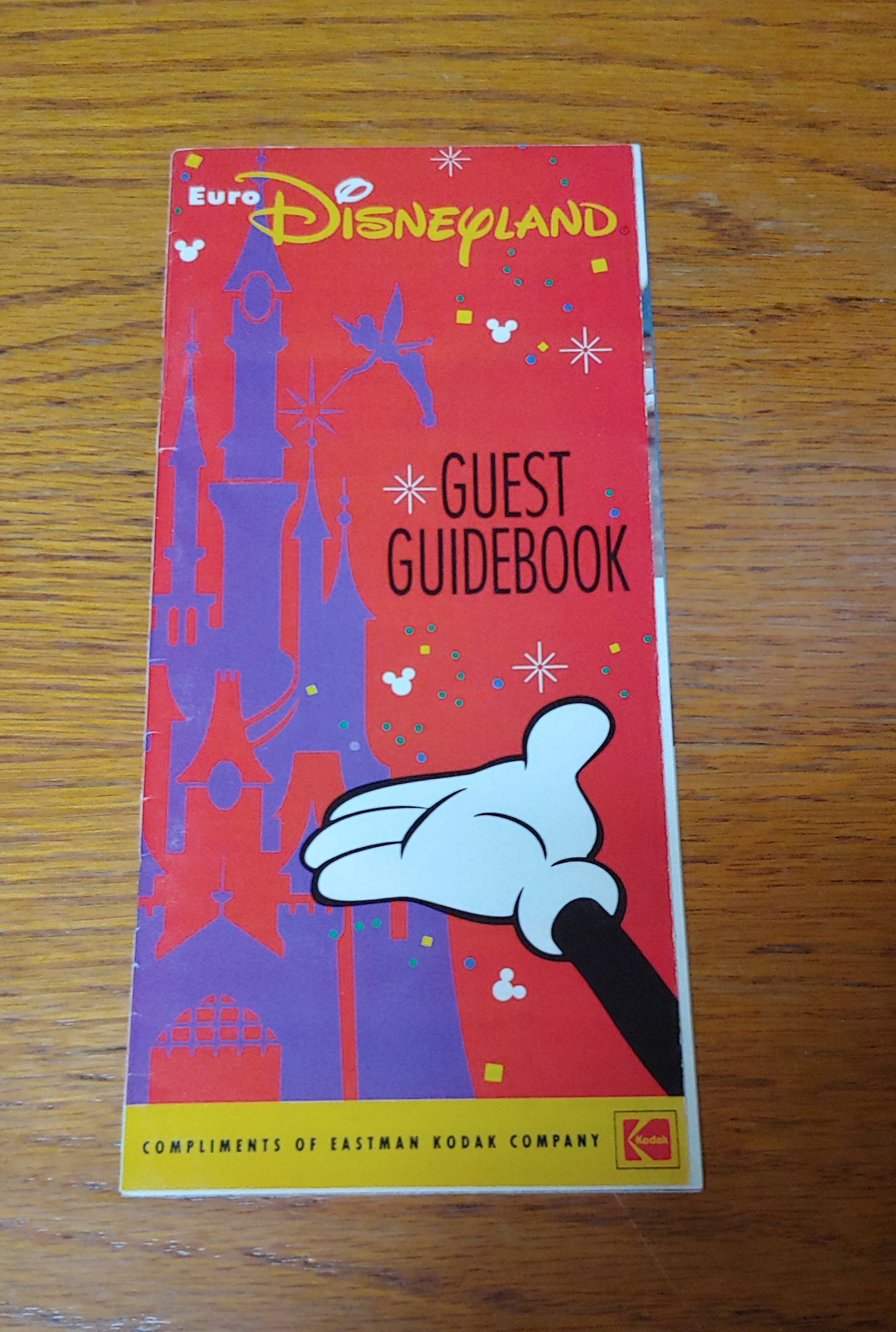 EURO DISNEY and Disneyland Park Guides From the Early 1990s - Etsy