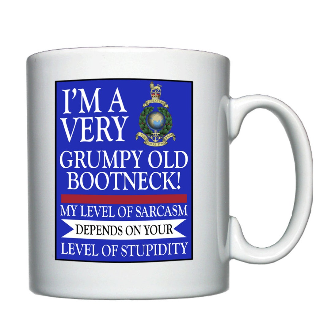 Grumpy Old Bootneck, Royal Marine, Personalised Mug - Etsy UK