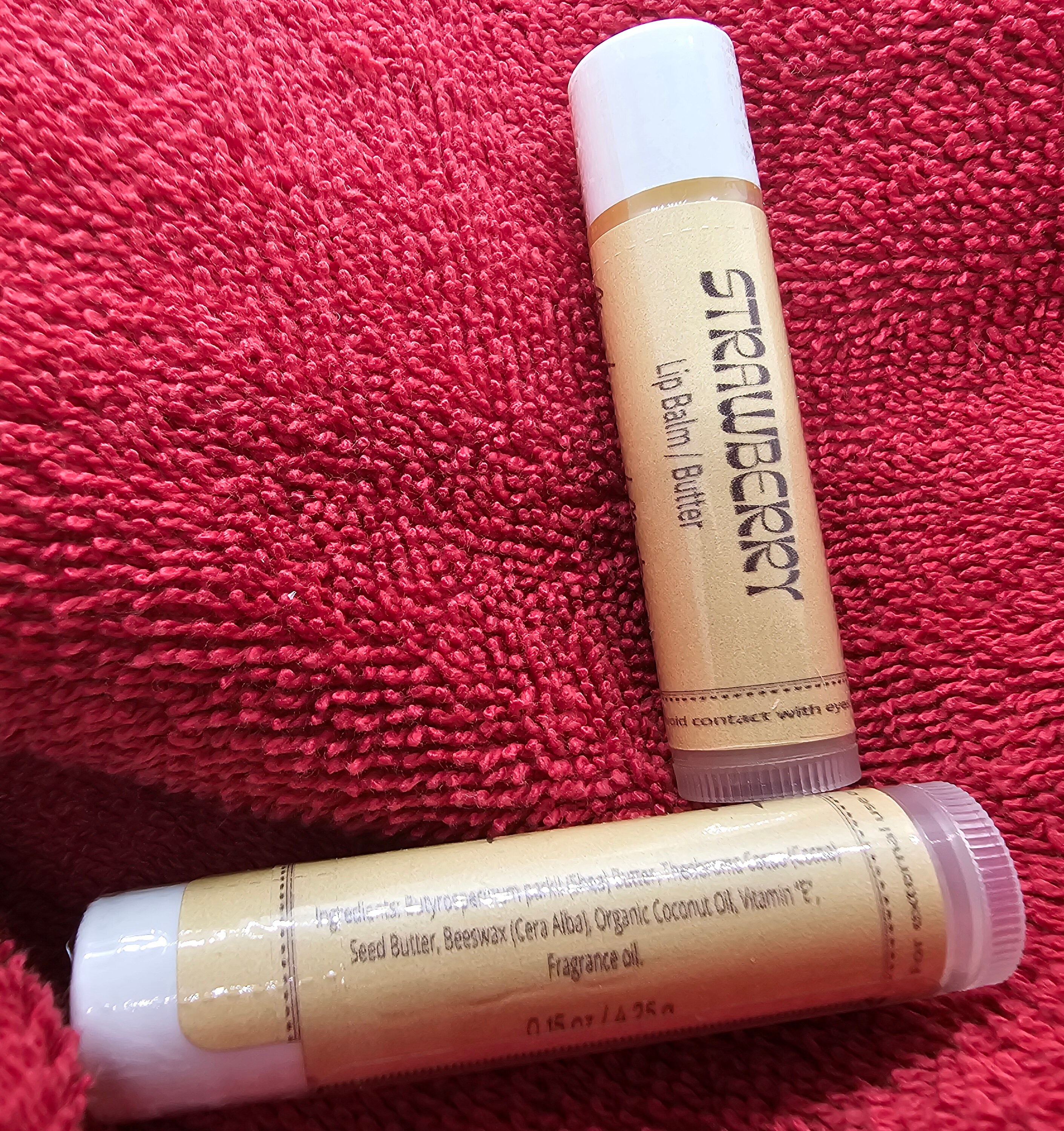 Homemade All Natural Lip Balms, Flavors On-hand (watermelon+mint ...