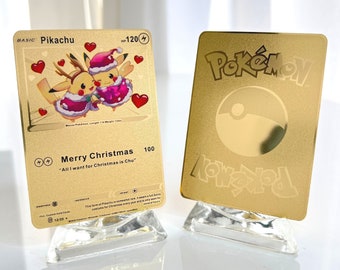 Pikachu Card Christmas - Etsy