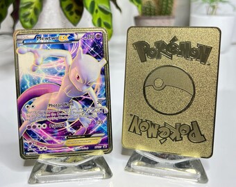 Mewtwo Ex Gold - Etsy