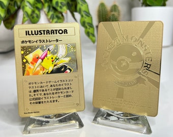 Pikachu Illustrator Card | Etsy UK