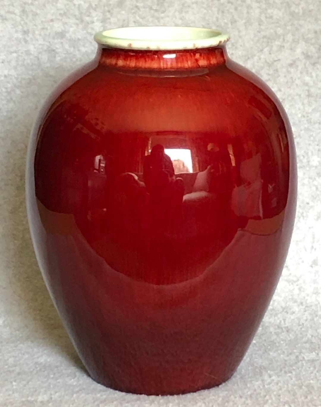 Gladding Mcbean Pottery Ox Blood Art Ware Vase No. C-284 8 1937-42 EX ...