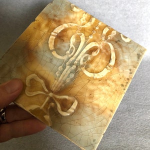 Providential Tile Works 6 Tile With Ribbon Design Trenton, New Jersey ...