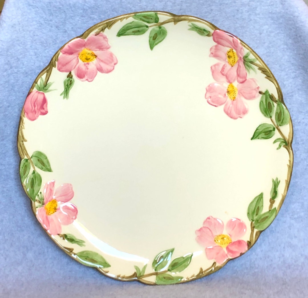 Early Gladding Mcbean Pottery Franciscan Desert Rose 11 & 5/8 Chop ...