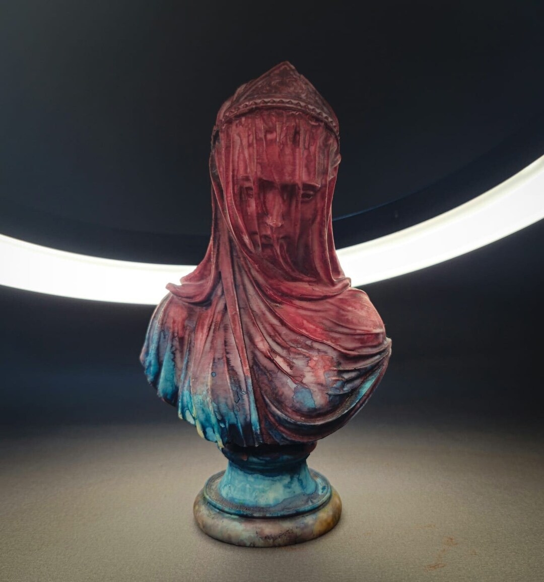 Veiled Virgin Bust, Veiled Lady Sculpture, Mery Statue, Veiled ...