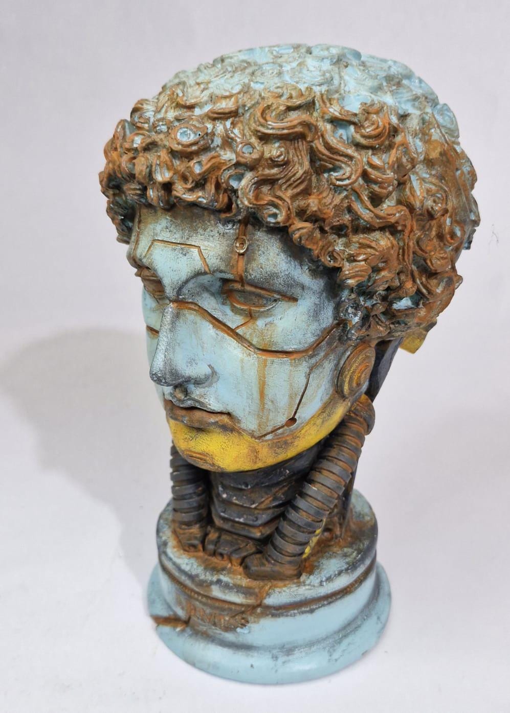 Cyborg Hermes Bust, Hermes Sculpture, Mecha Sci-fi Art, Robotic Hermes ...