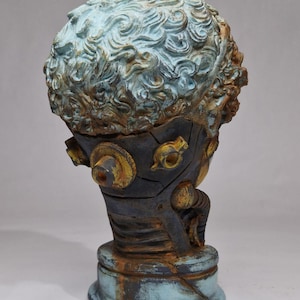 Cyborg Hermes Bust, Mecha Sci-fi Sculpture, (8.5 Inch) - Etsy
