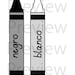 Spanish Labeled Crayons Clipart/printables - Etsy