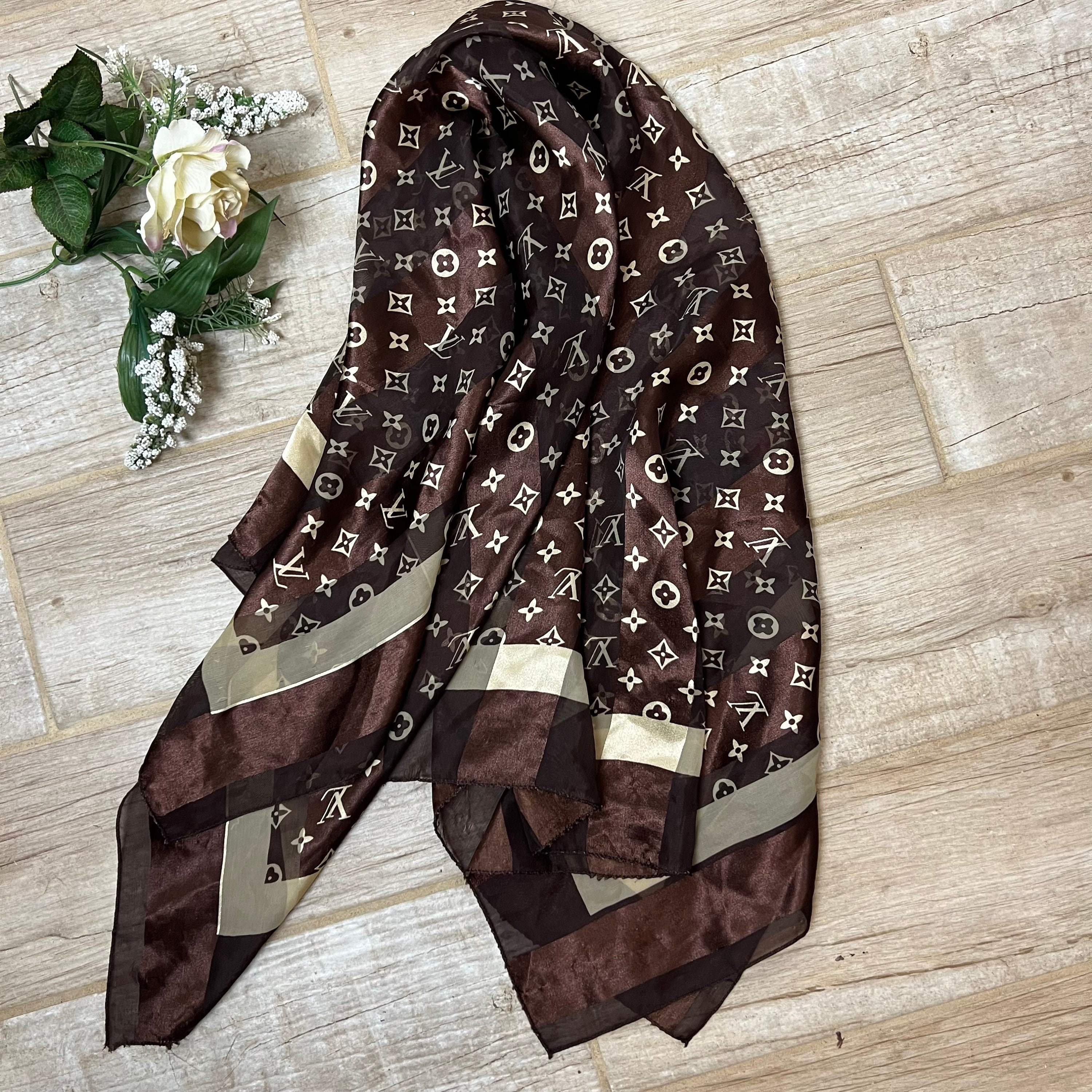 Louis Vuitton Shawl Etsy UK