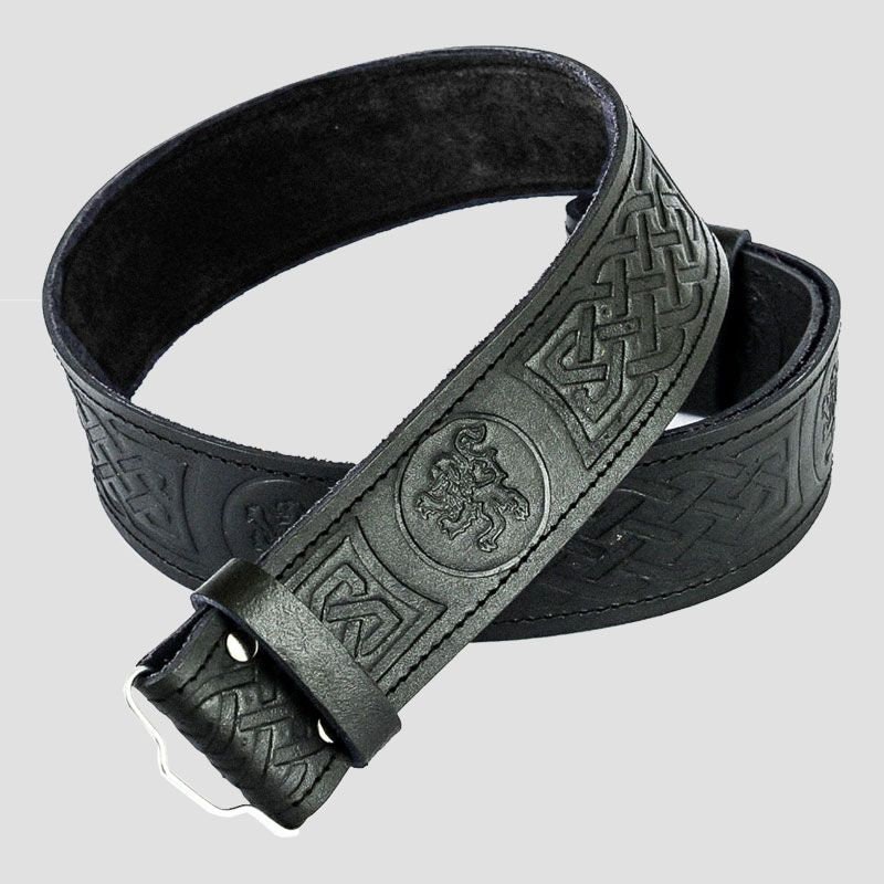 Choose Your Belt Scottish Leather Celtic Kilt Belts - Etsy