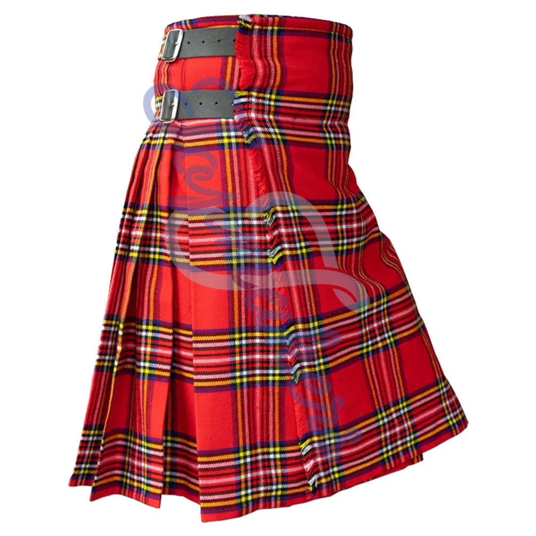 Scottish Handmade Royal Stewart Tartan Kilt 16 OZ Royal Stewart Kilt - Etsy
