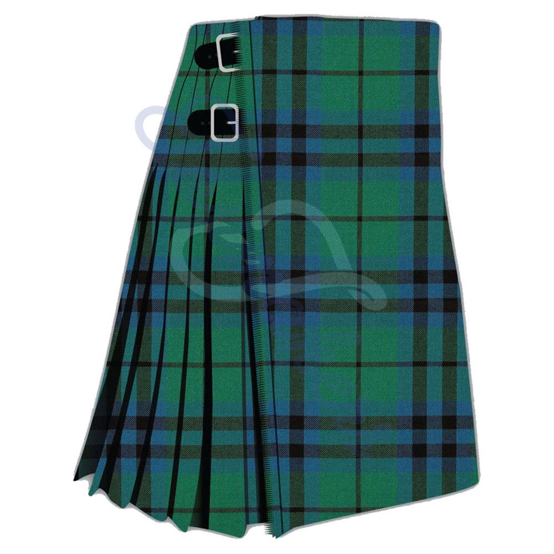 Men's Scottish Austin Ancient Tartan Kilt Handmade Traditional 8 Yard ...