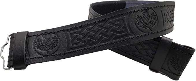 Choose Your Belt Scottish Leather Celtic Kilt Belts - Etsy