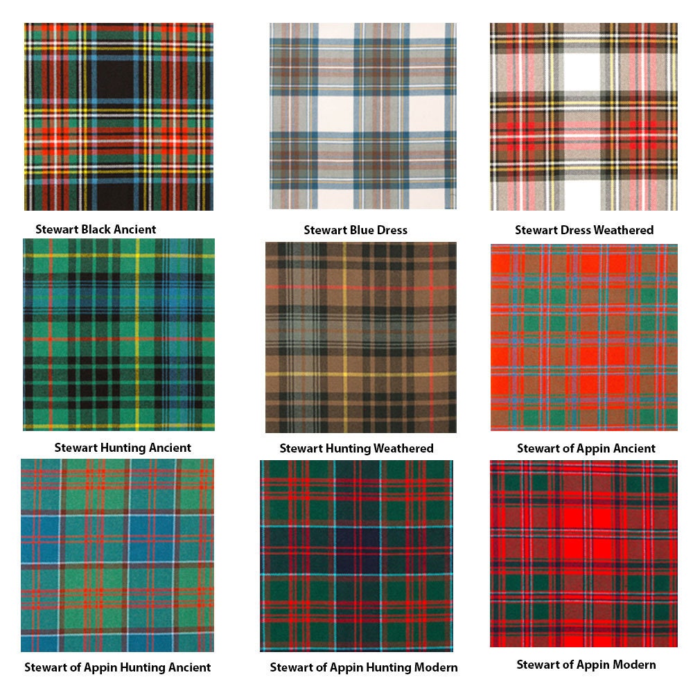 Choose Your Clan Custom Tartan Stewart Tartan - Etsy