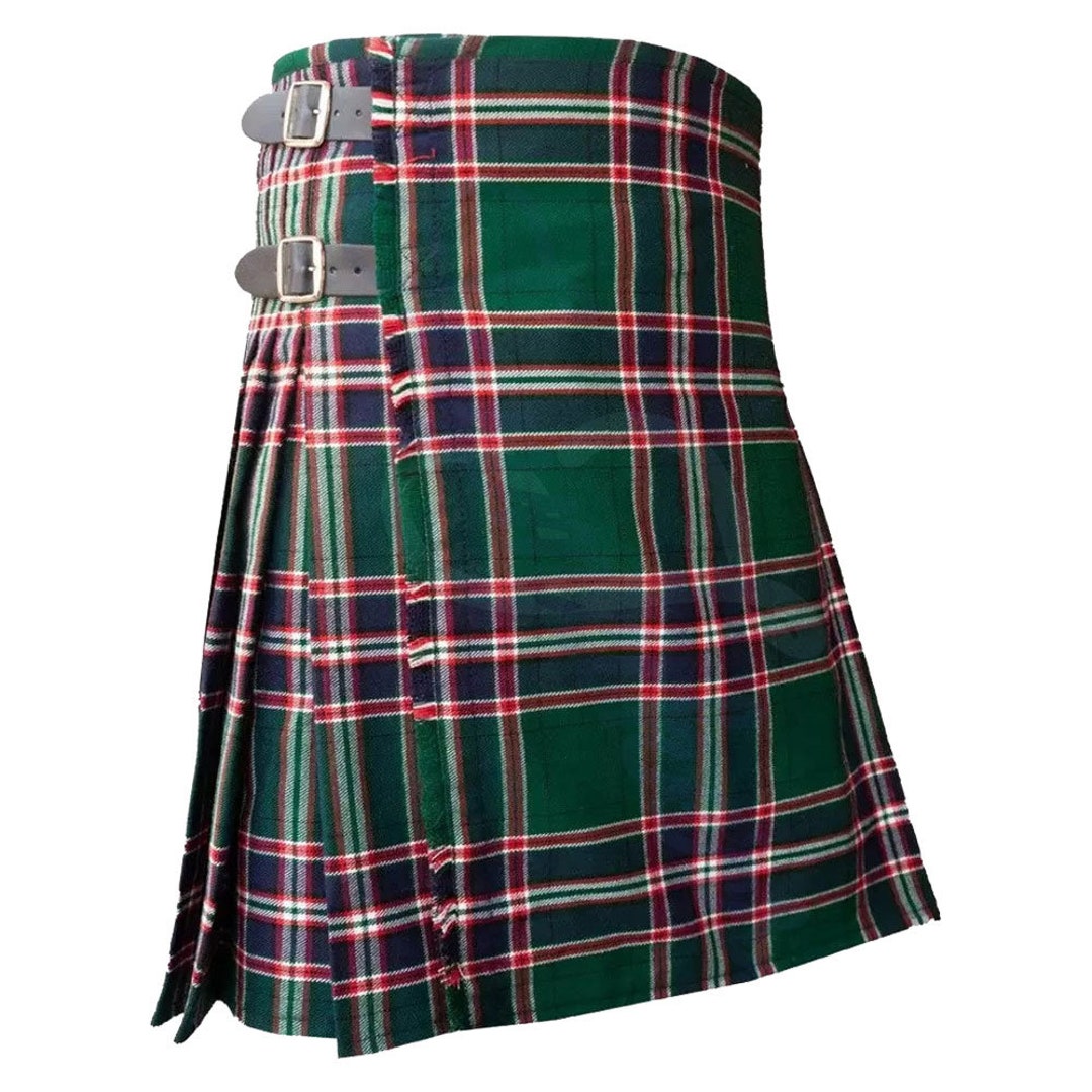 Scottish Traditional Macfarlane Hunting Modern Tartan Kilt Men's ...