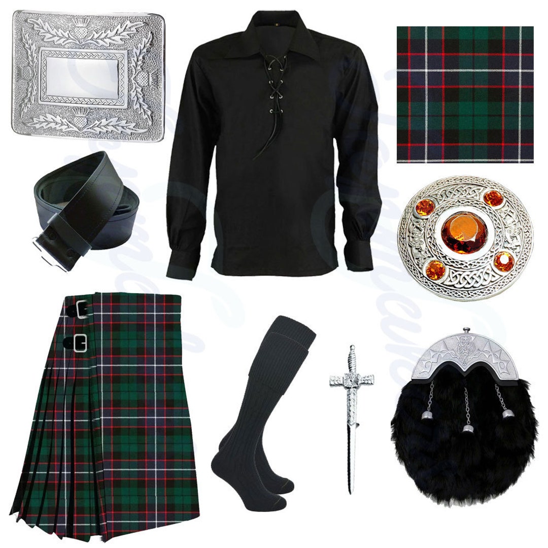Choose Your Clan Tartan Traditional Tartan Kilt Scottish Russell Modern ...