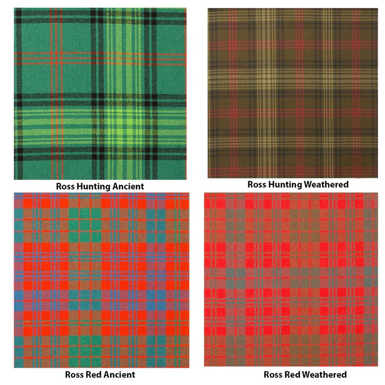 Choose Your Clan Custom Tartan Ross Tartan - Etsy