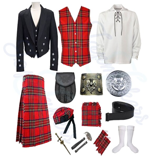 Prince Charlie Kilt Outfit - Etsy