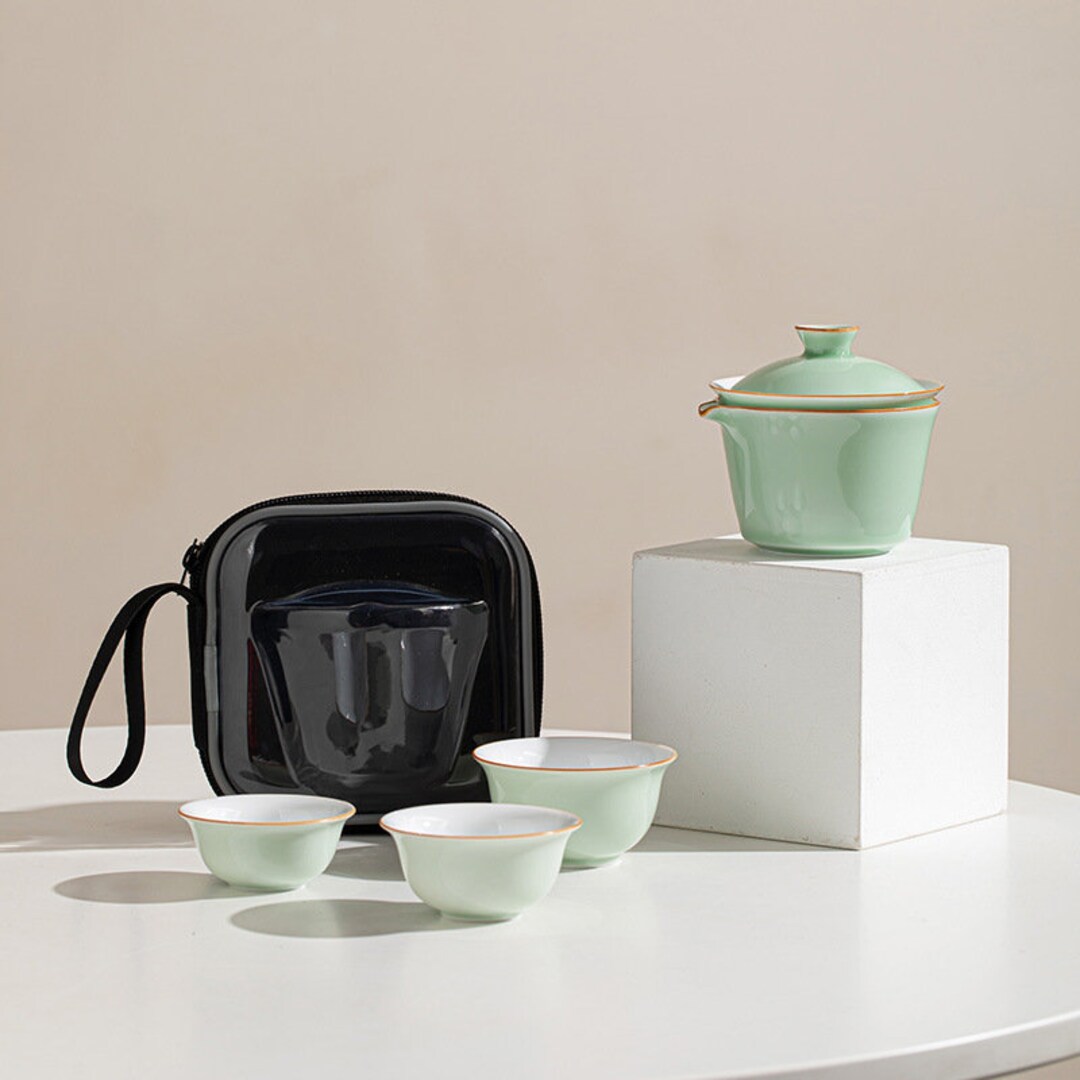 Minimalist Travel Tea Set 4 Colors Available - Etsy