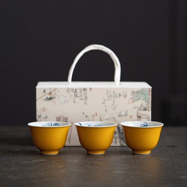 Yellow Tea Cup - Etsy