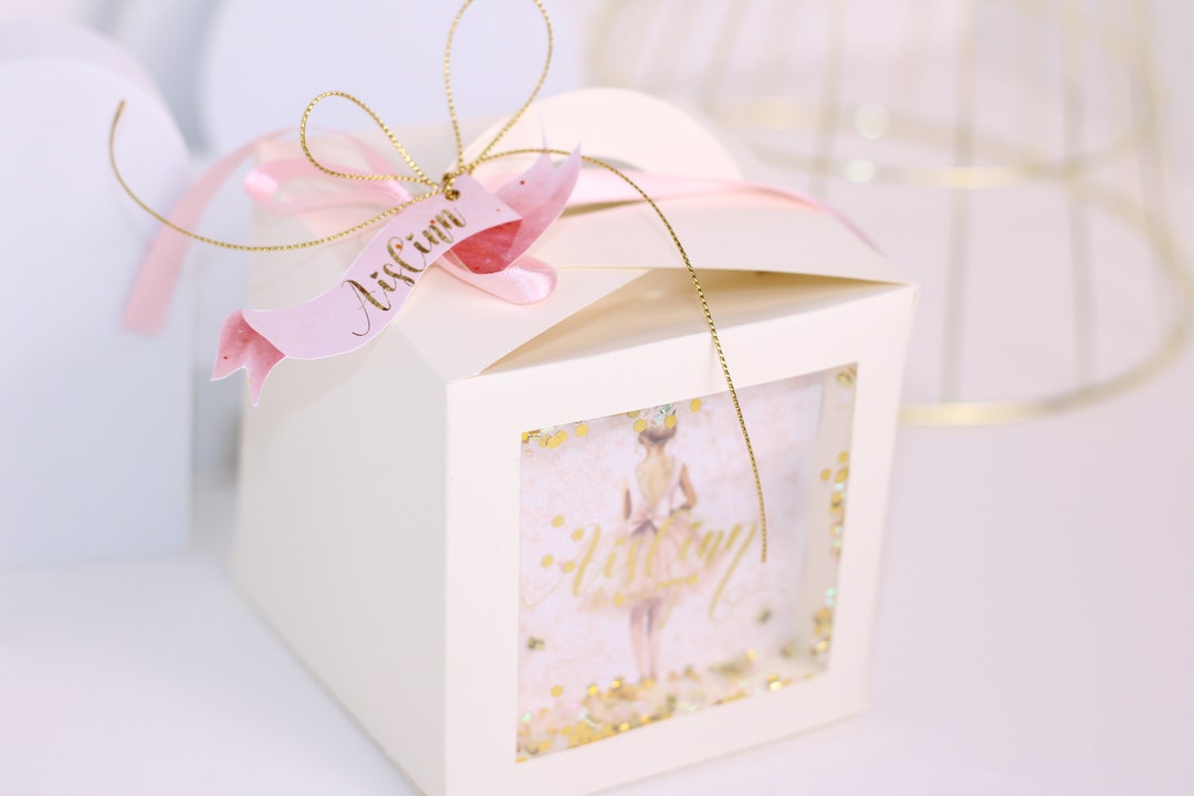 Ballerina Favor Box Ballerina Treat Box, Ballet Box Ballet Shaker Box ...