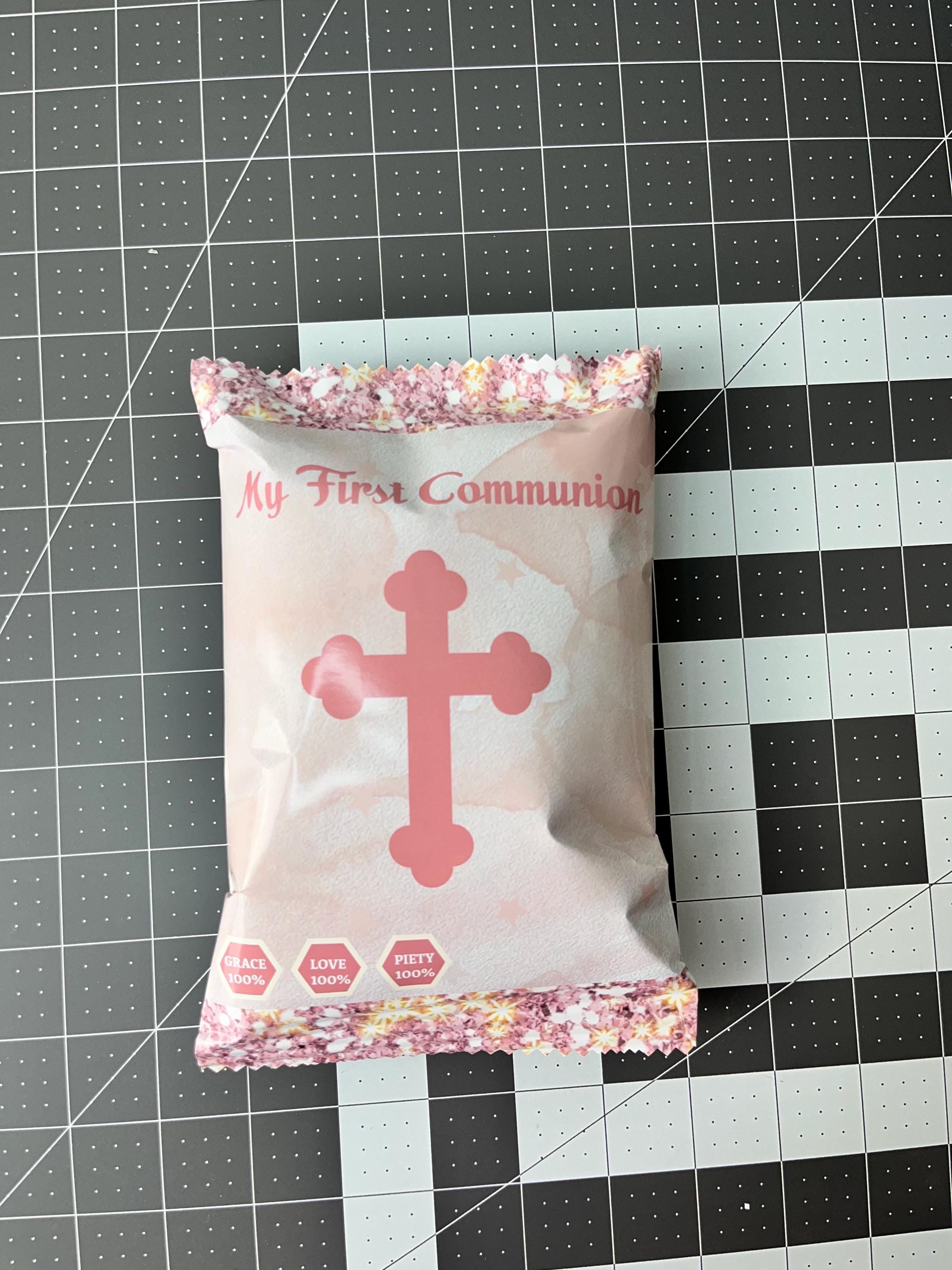 Printable First Communion Chip Bag Wrapper -girl’s Holy Communion Chip ...