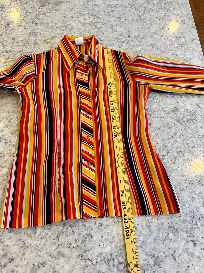 Ladies Vintage 70s Button up Shirt - Etsy