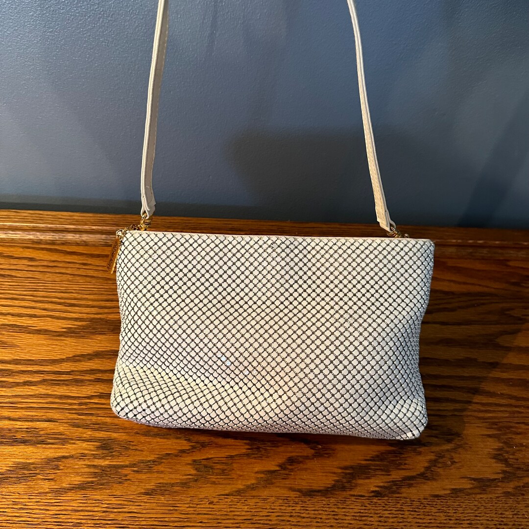 White Whiting and Davis International Mesh Shoulder Bag - Etsy